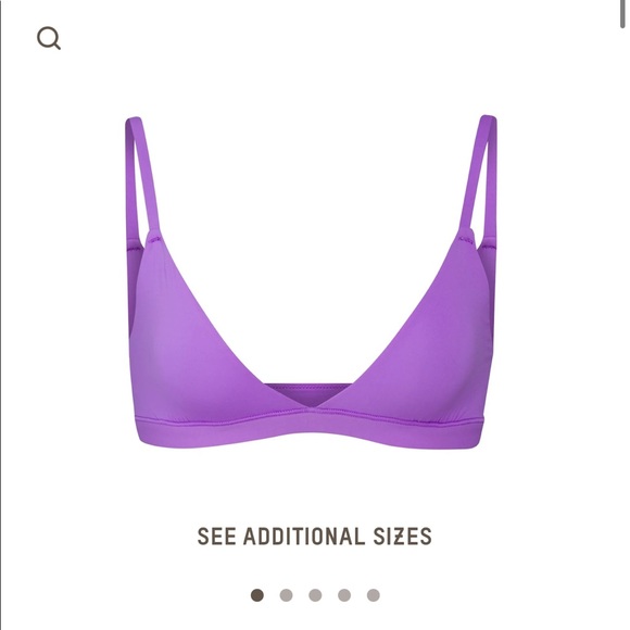 SKIMS | Tops | Nwt Skims Triangle Bra In Ultra Violet Sz Xl | Poshmark